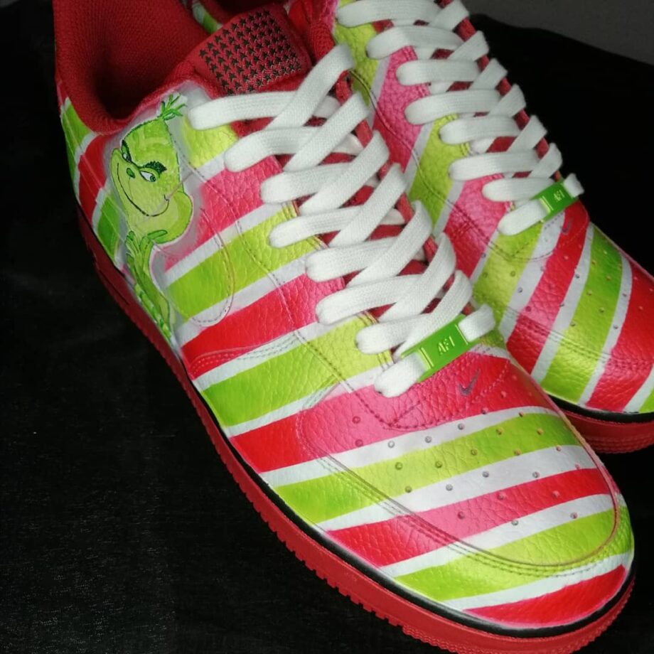 Jack Skellington x Grinch Air Force 1 Custom – Daniel Customs