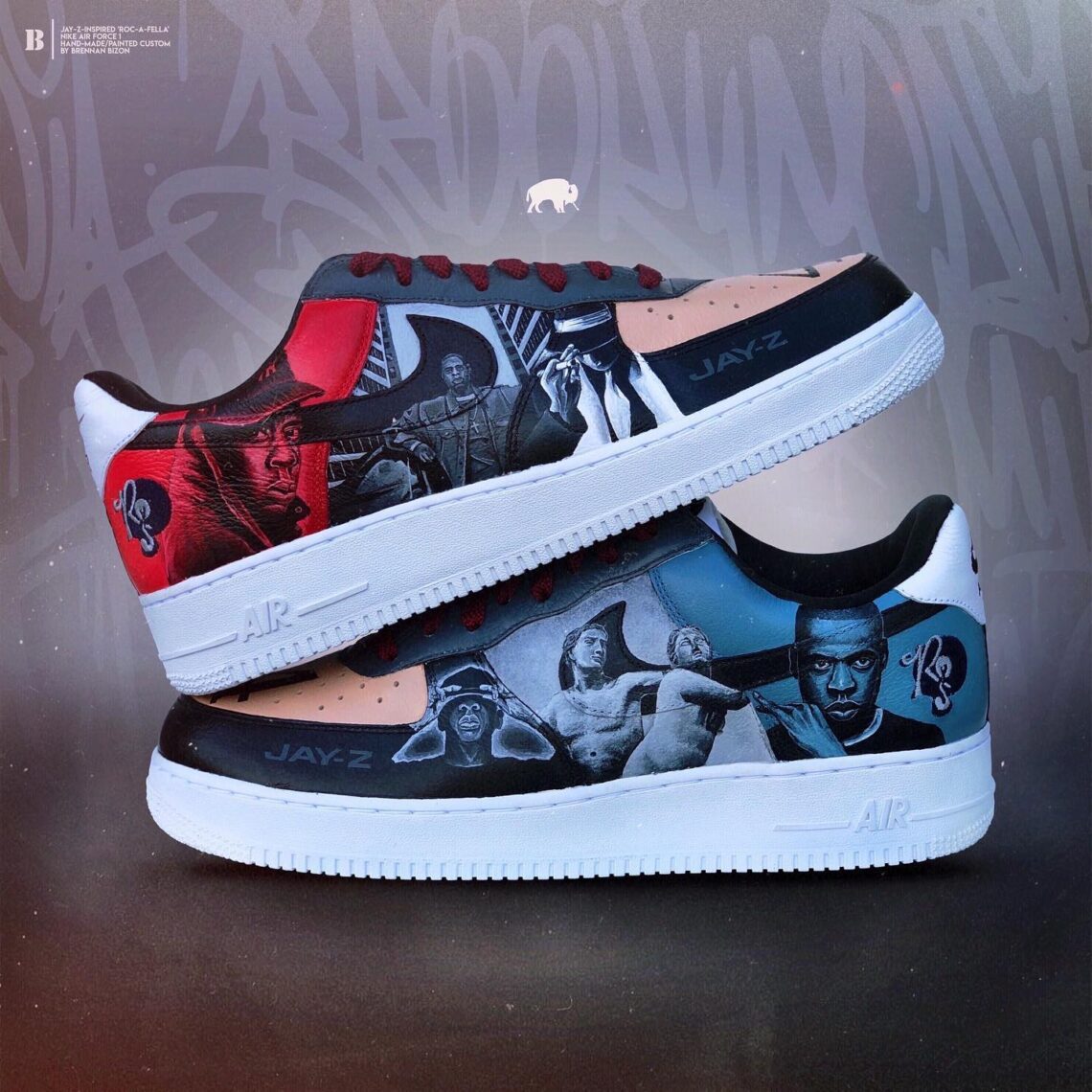 Jay-Z Air Force 1 Custom – Daniel Customs