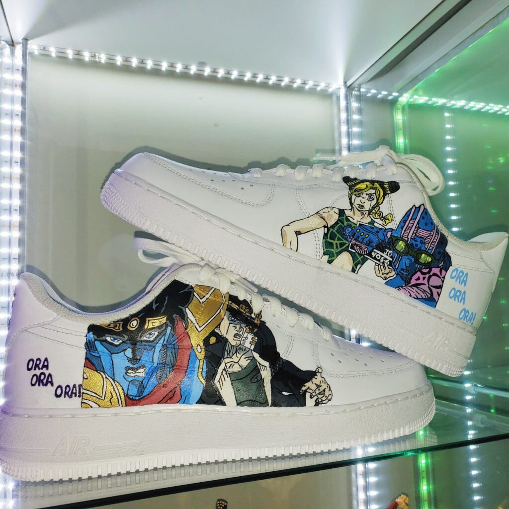 JoJo Bizarre Adventure Air Force 1 Custom – Daniel Customs