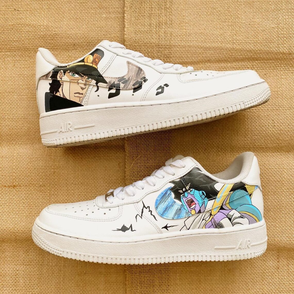 Jojo Bizarre Adventure Air Force 1 Custom – Daniel Customs