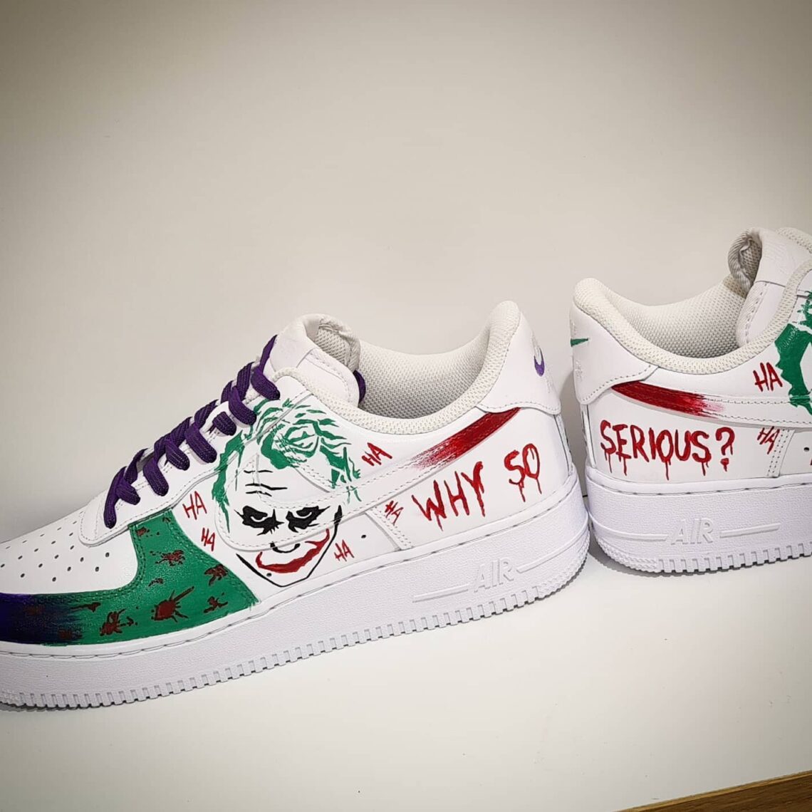 Joker Air Force 1 Custom – Daniel Customs