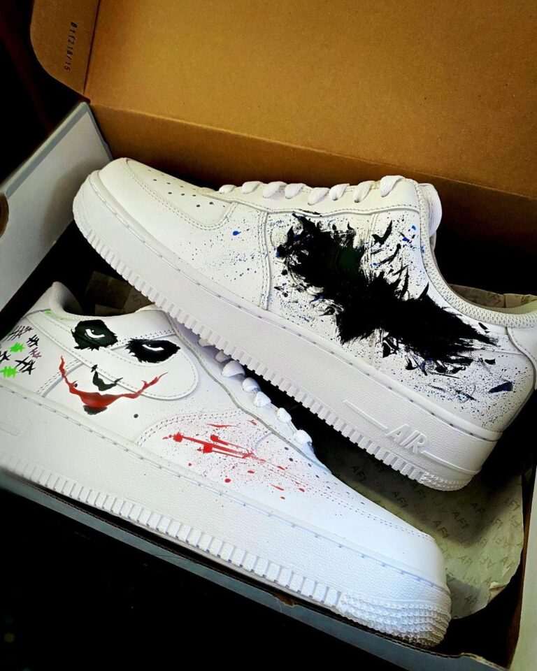 Joker x Batman Air Force 1 Custom – Daniel Customs
