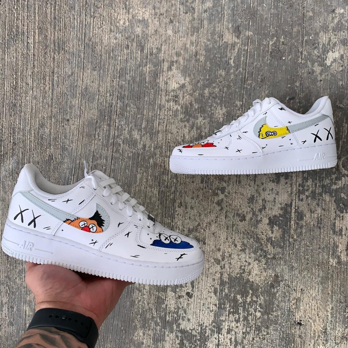 Kaws Air Force 1 Custom – Daniel Customs