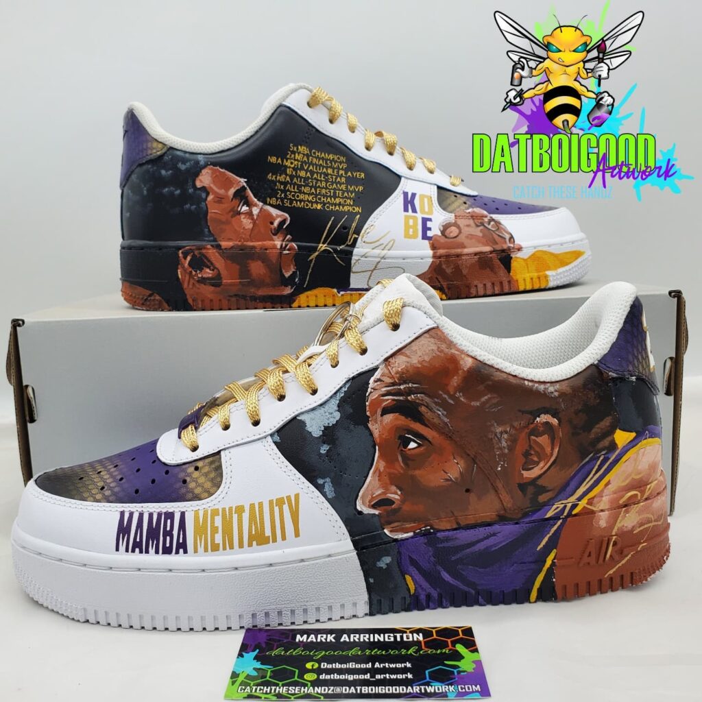 Kobe Bryant Air Force 1 Custom – Daniel Customs