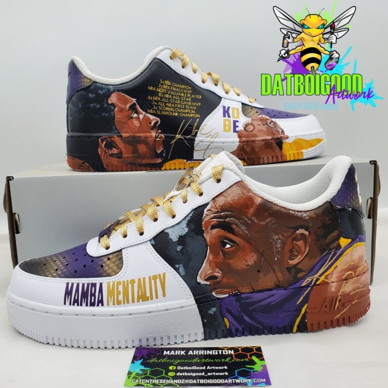Kobe Bryant Air Force 1 Custom – Daniel Customs