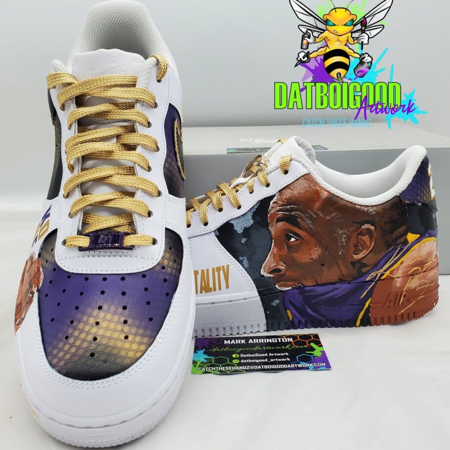 Kobe Bryant Air Force 1 Custom – Daniel Customs