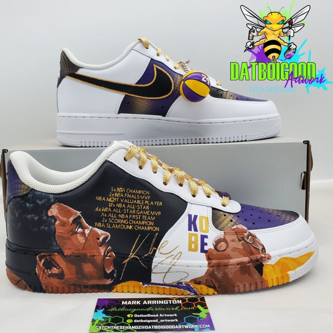 Kobe Bryant Air Force 1 Custom – Daniel Customs