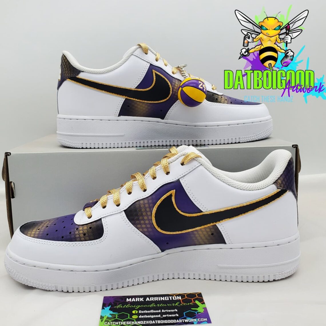 Kobe Bryant Air Force 1 Custom – Daniel Customs