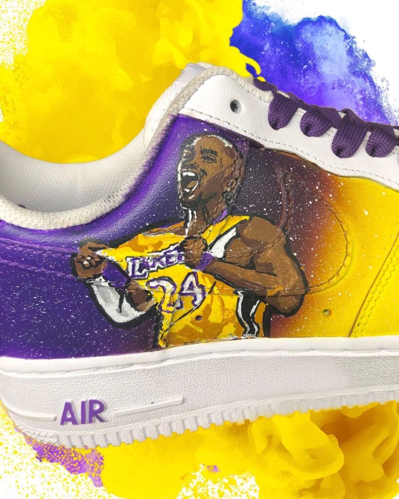 Kobe Bryant Air Force 1 Custom – Daniel Customs