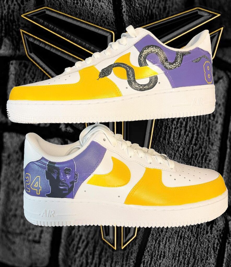 Kobe Bryant Air Force 1 Custom – Daniel Customs