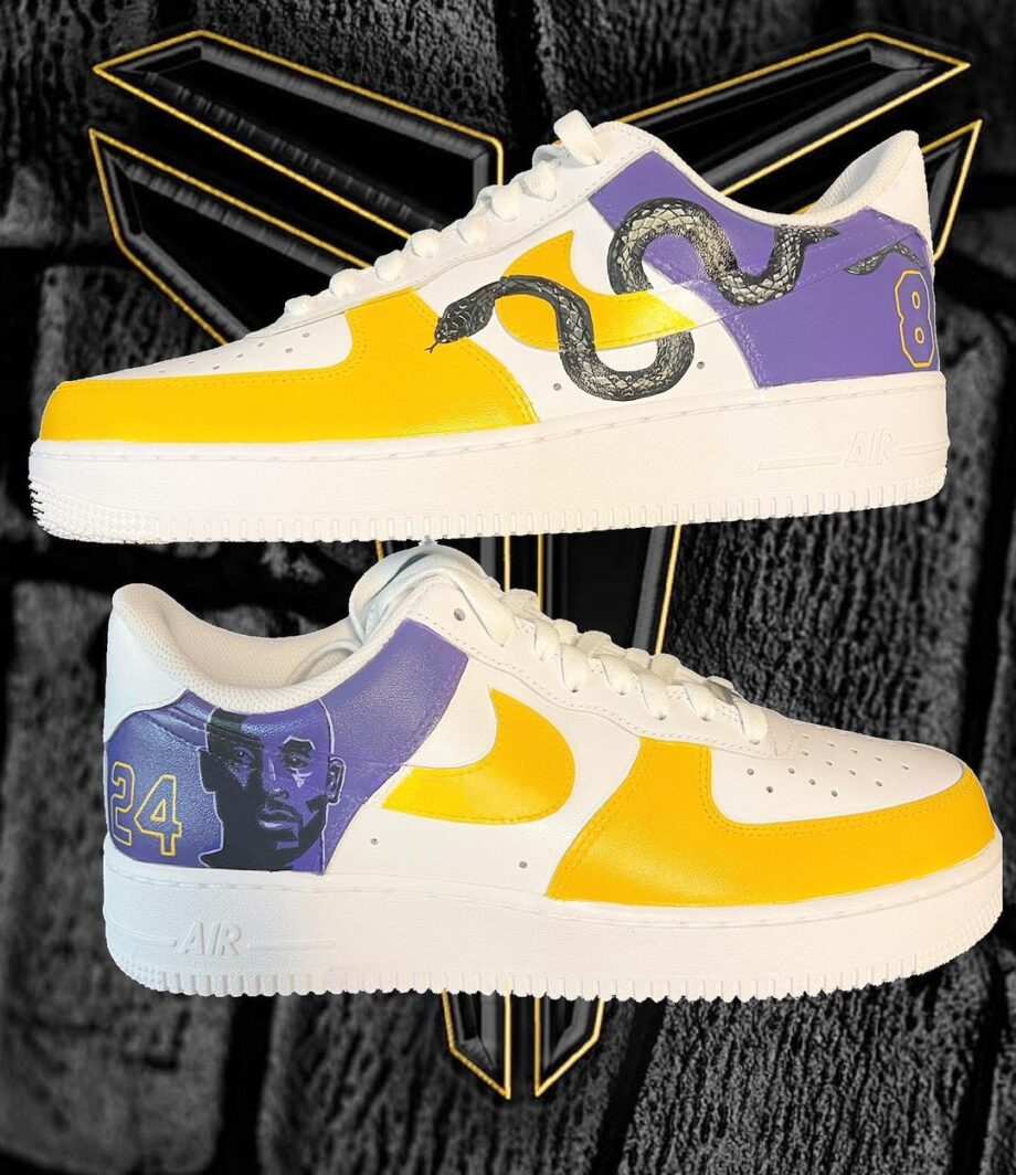 Kobe Bryant Air Force 1 Custom – Daniel Customs