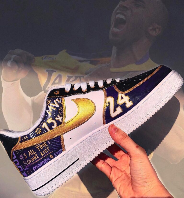 Kobe Bryant Air Force 1 Custom – Daniel Customs
