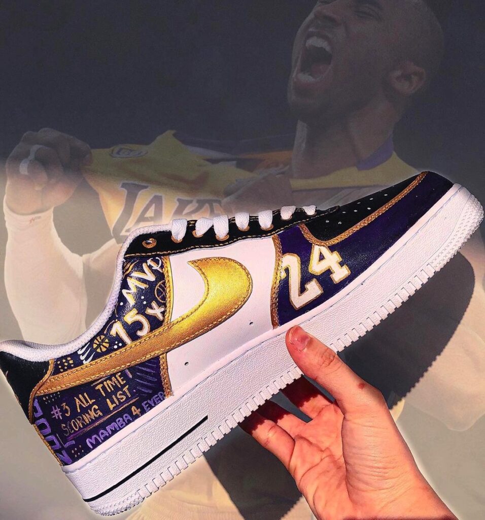 Kobe Bryant Air Force 1 Custom – Daniel Customs