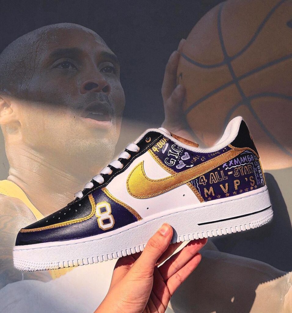 Kobe Bryant Air Force 1 Custom – Daniel Customs