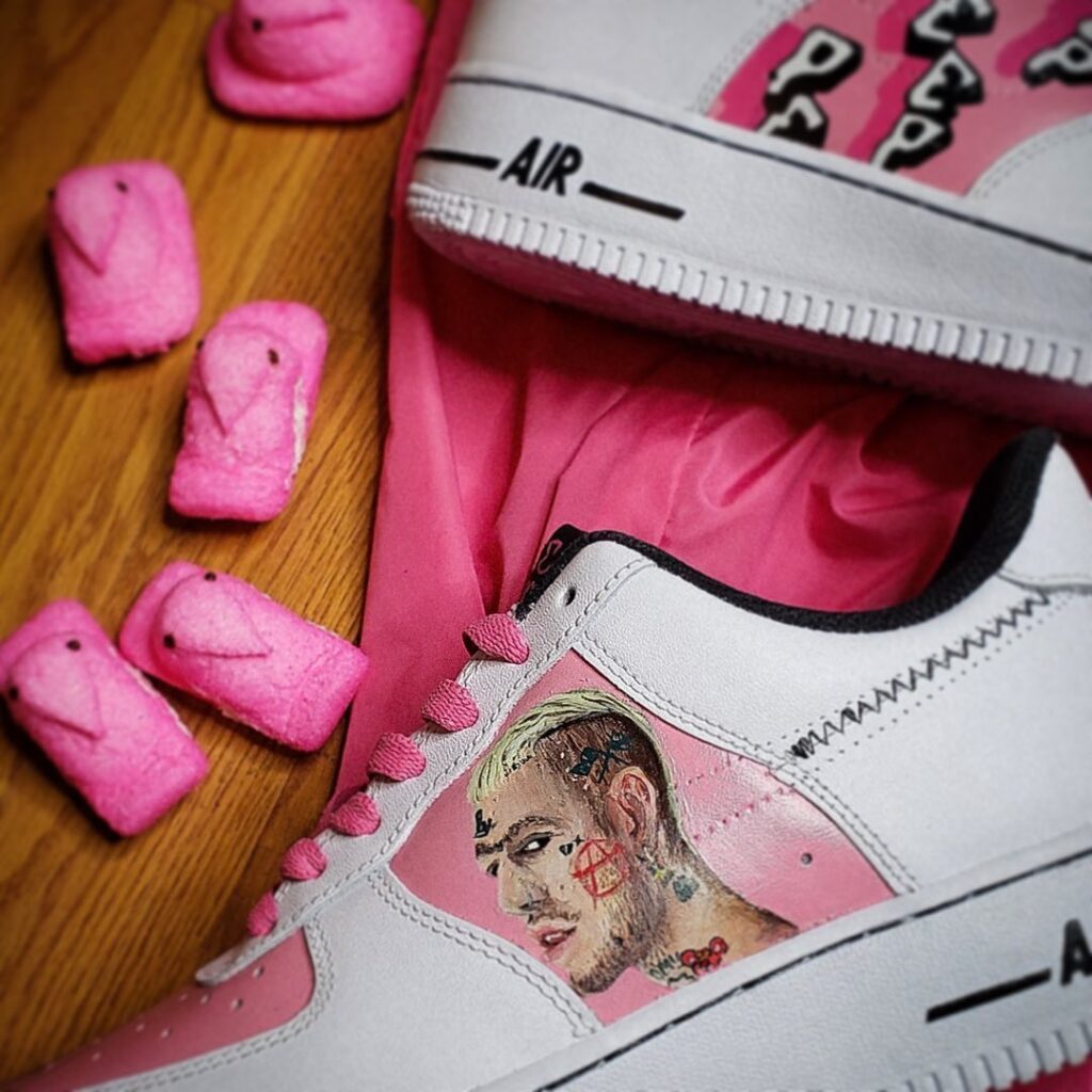 Lil Peep Air Force 1 Custom – Daniel Customs