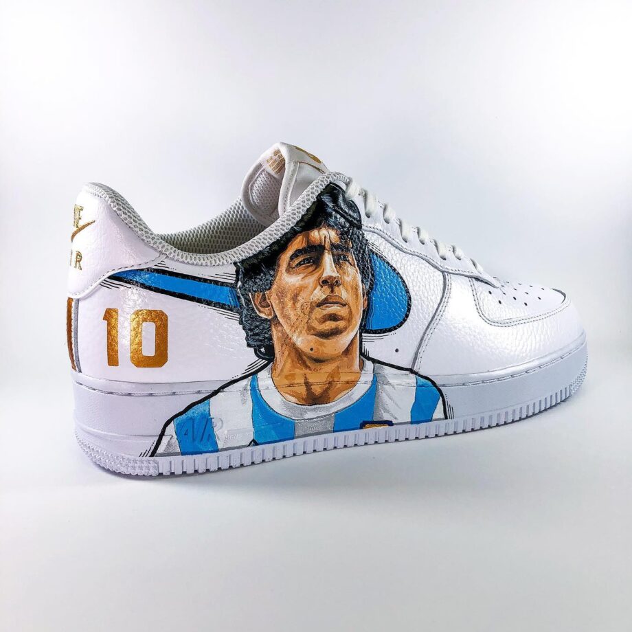Lionel Messi x Diego Maradona Air Force 1 Custom – Daniel Customs