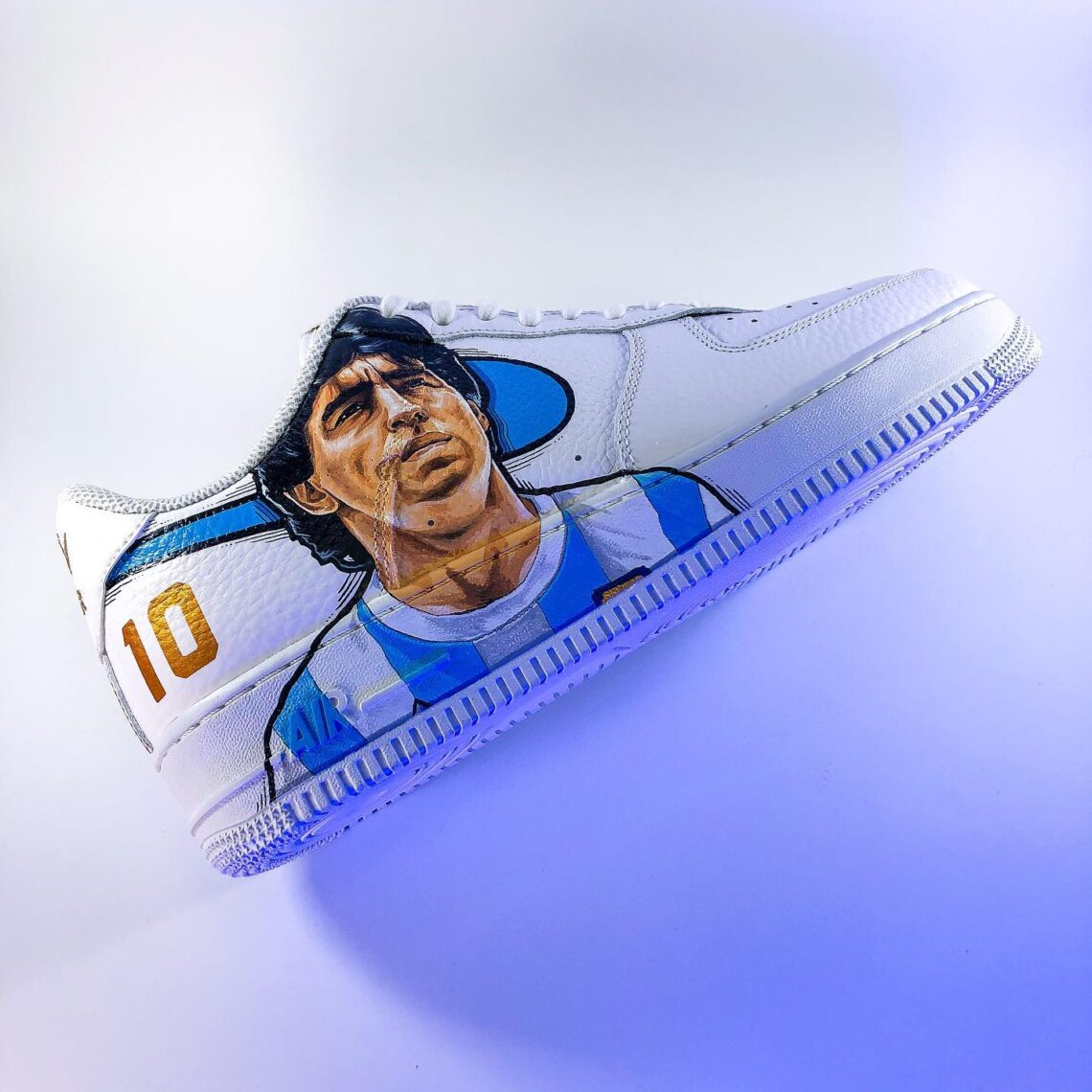 Lionel Messi x Diego Maradona Air Force 1 Custom – Daniel Customs