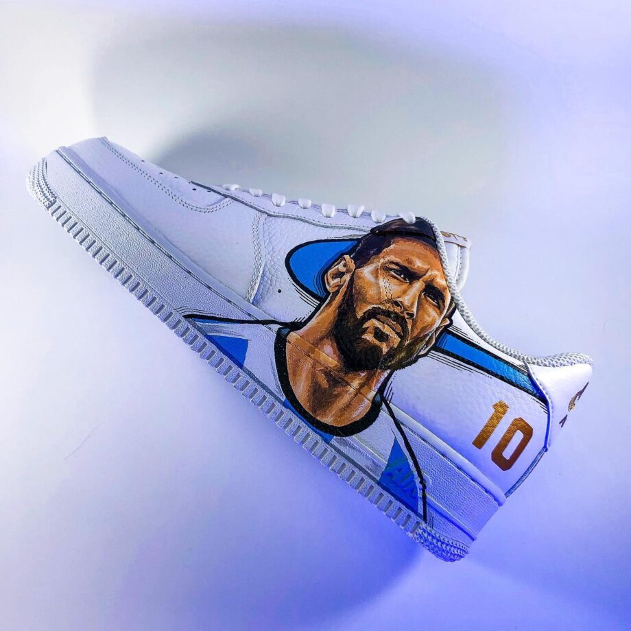 Lionel Messi x Diego Maradona Air Force 1 Custom – Daniel Customs
