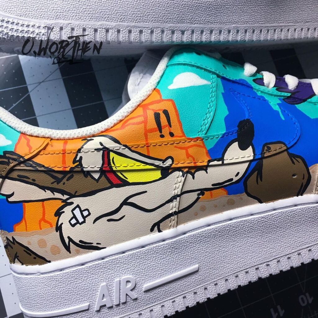Looney Tunes Air Force 1 Custom – Daniel Customs