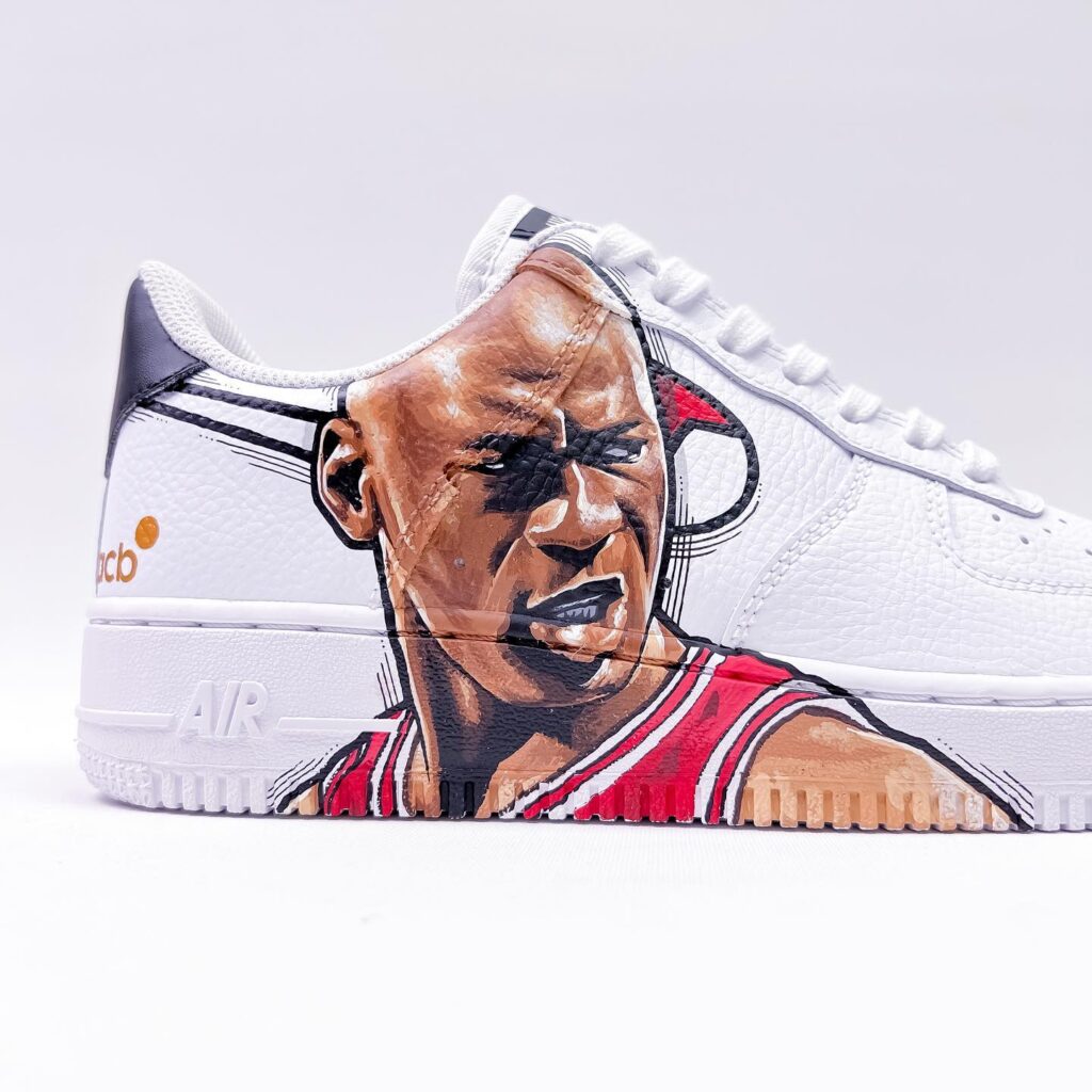 Michael Jordan Air Force 1 Custom – Daniel Customs