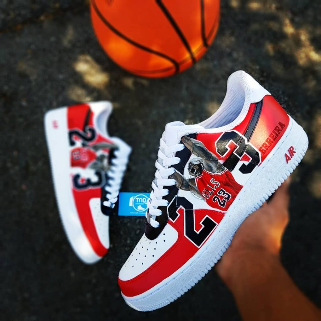 Michael Jordan Air Force 1 Custom – Daniel Customs