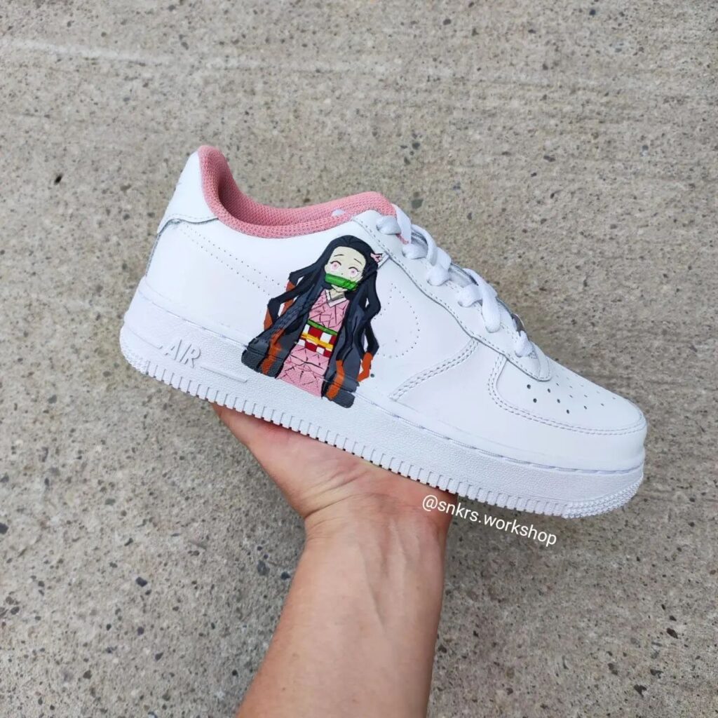 Mikasa x Nezuko Air Force 1 Custom – Daniel Customs