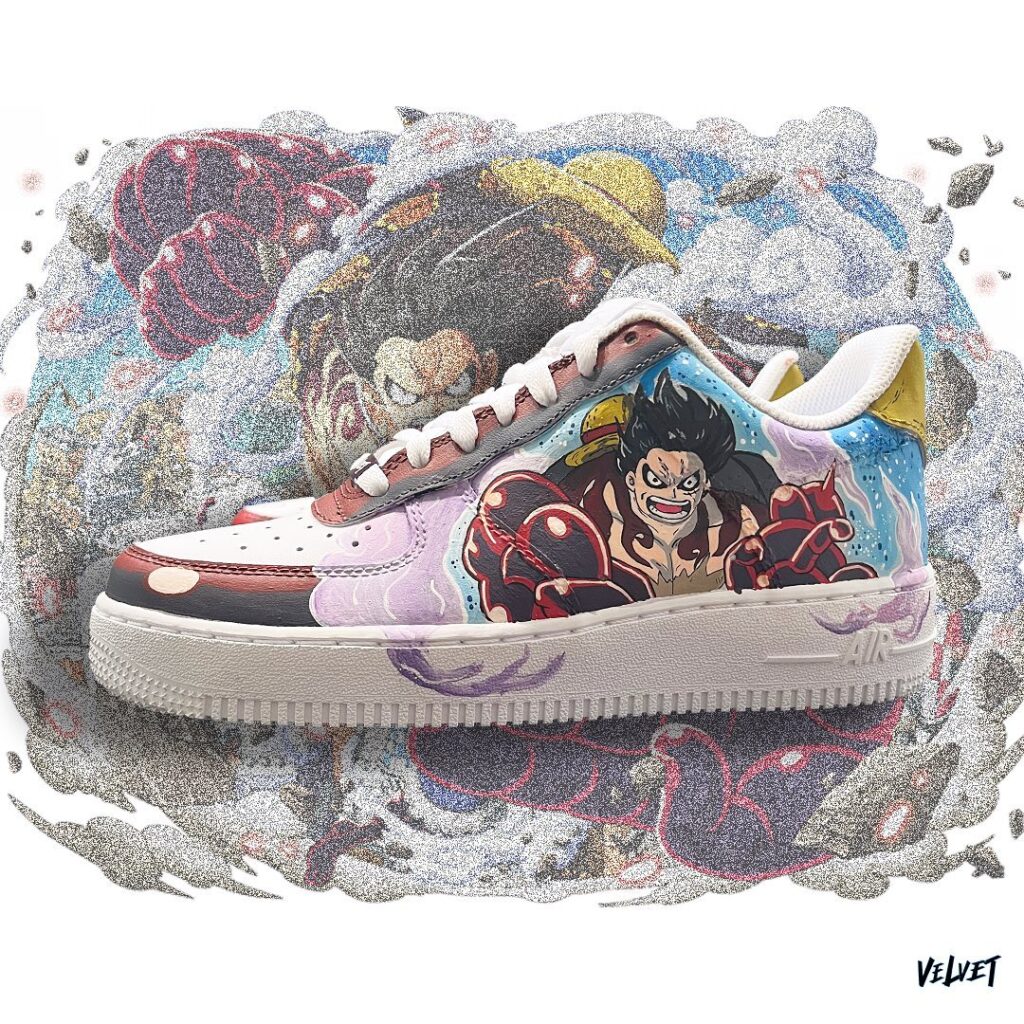 One Piece – Luffy Air Force 1 Custom – Daniel Customs