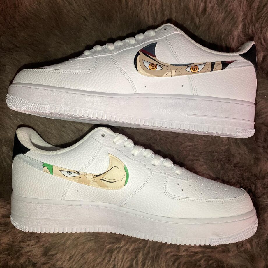 One Piece – Zoro x Mihawk Air Force 1 Custom – Daniel Customs