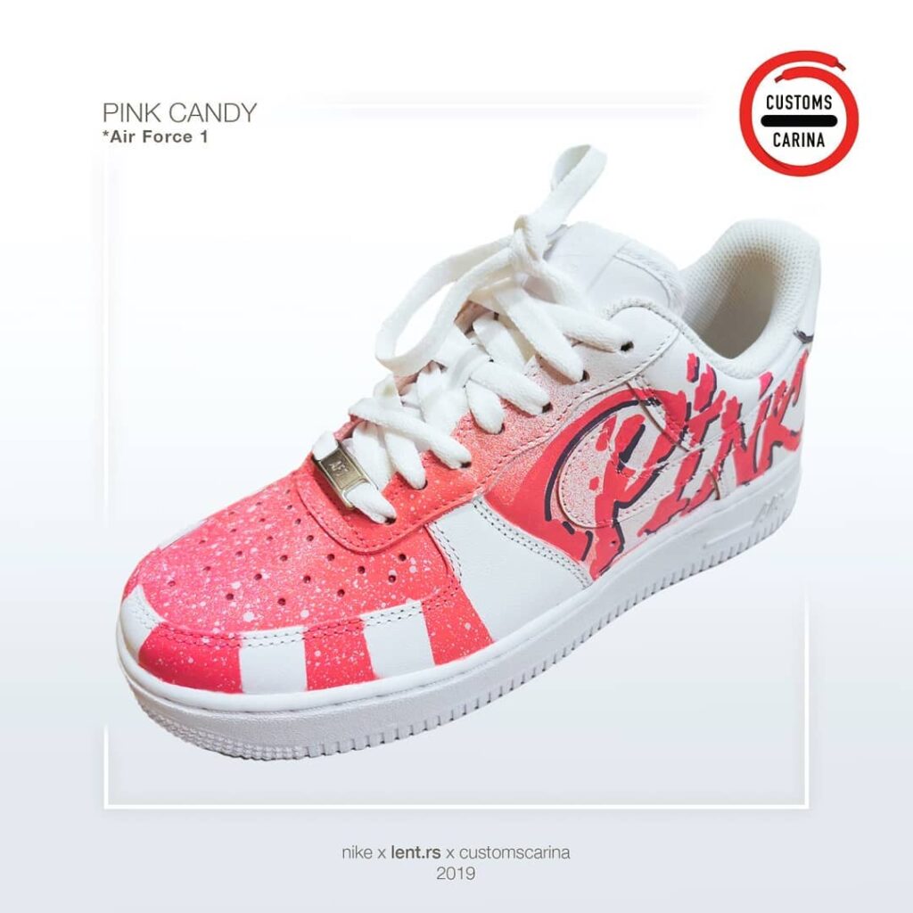 Pink Candy Air Force 1 Custom – Daniel Customs