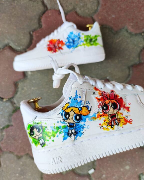 Powerpuff Girls Air Force 1 Custom – Daniel Customs