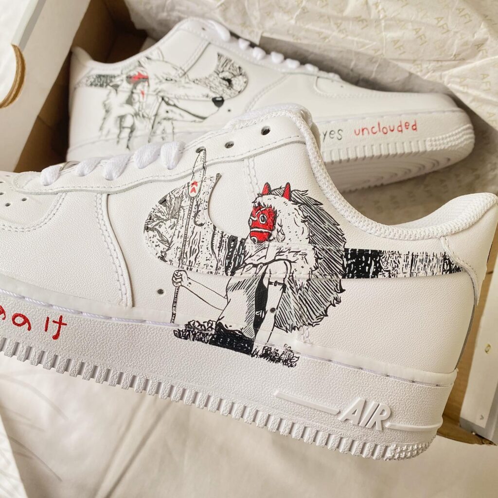 Princess Mononoke Air Force 1 Custom – Daniel Customs