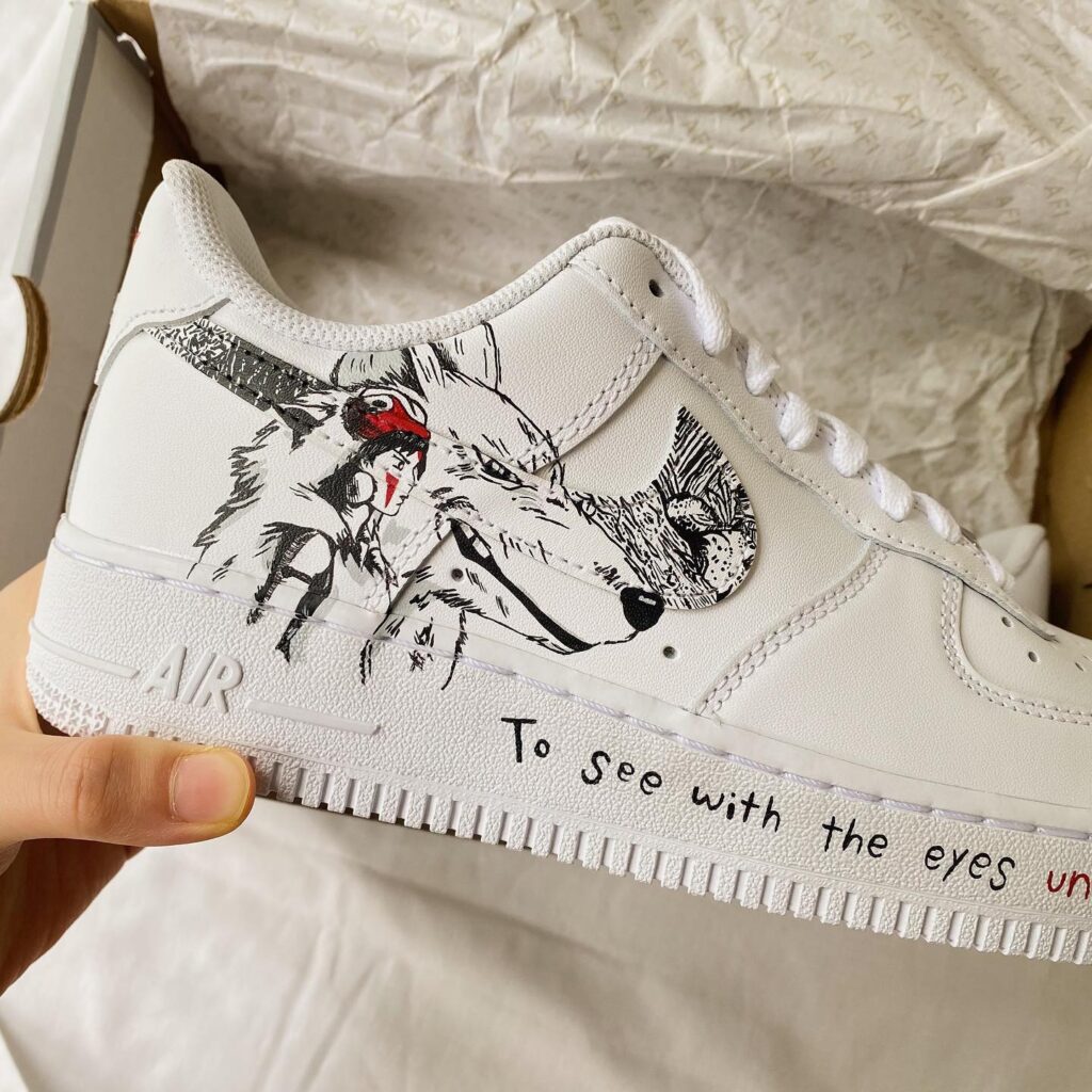 Princess Mononoke Air Force 1 Custom – Daniel Customs