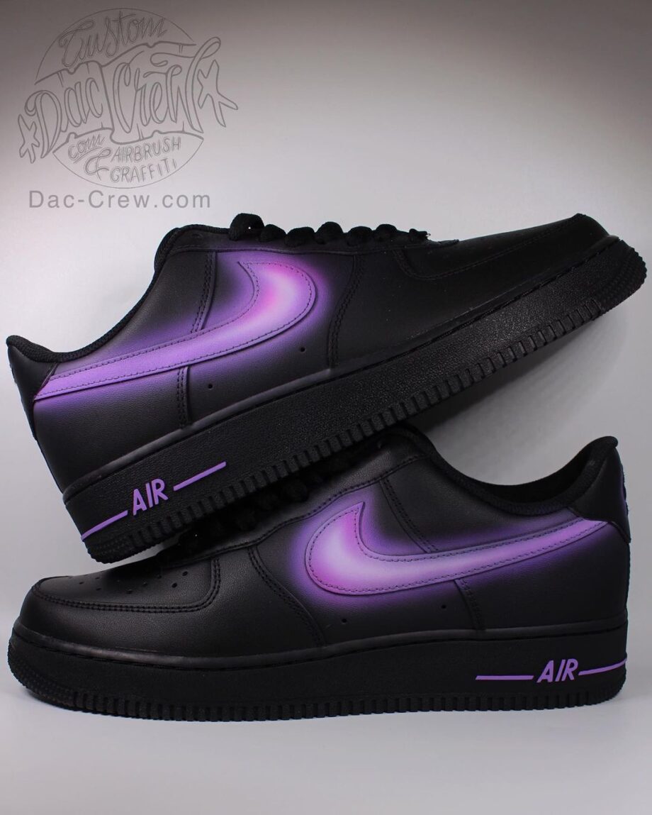 Purple Air Force 1 Custom – Daniel Customs