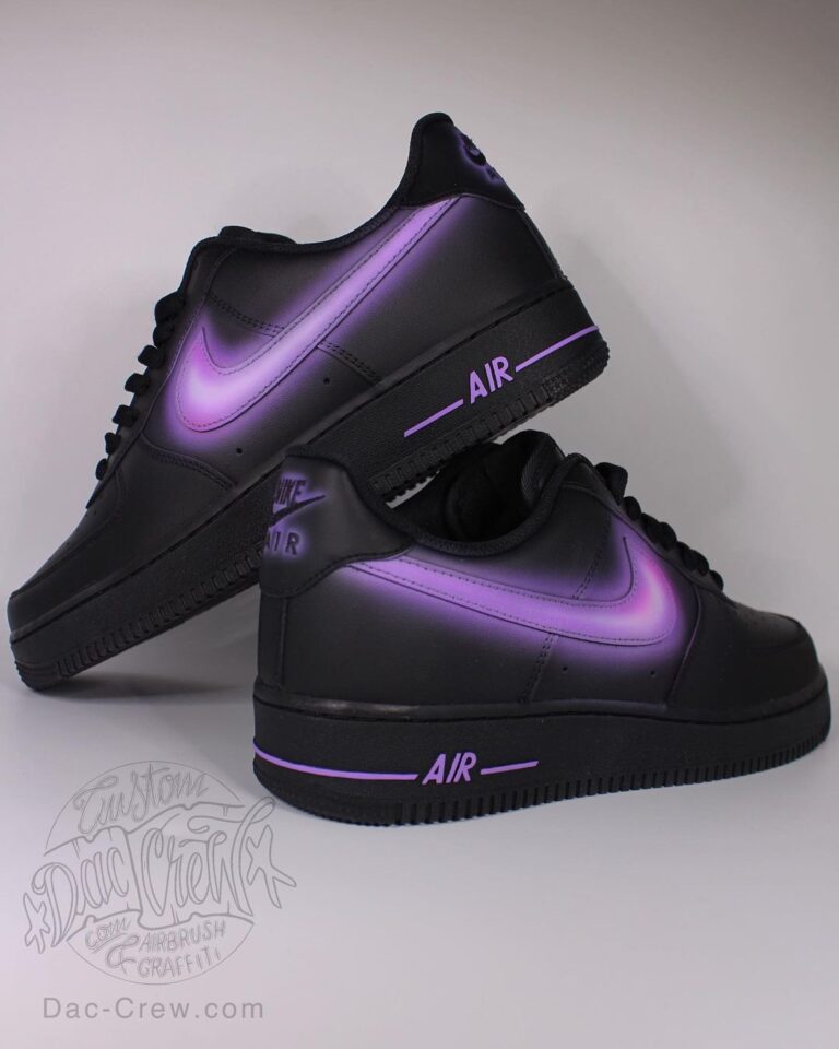 Purple Air Force 1 Custom – Daniel Customs