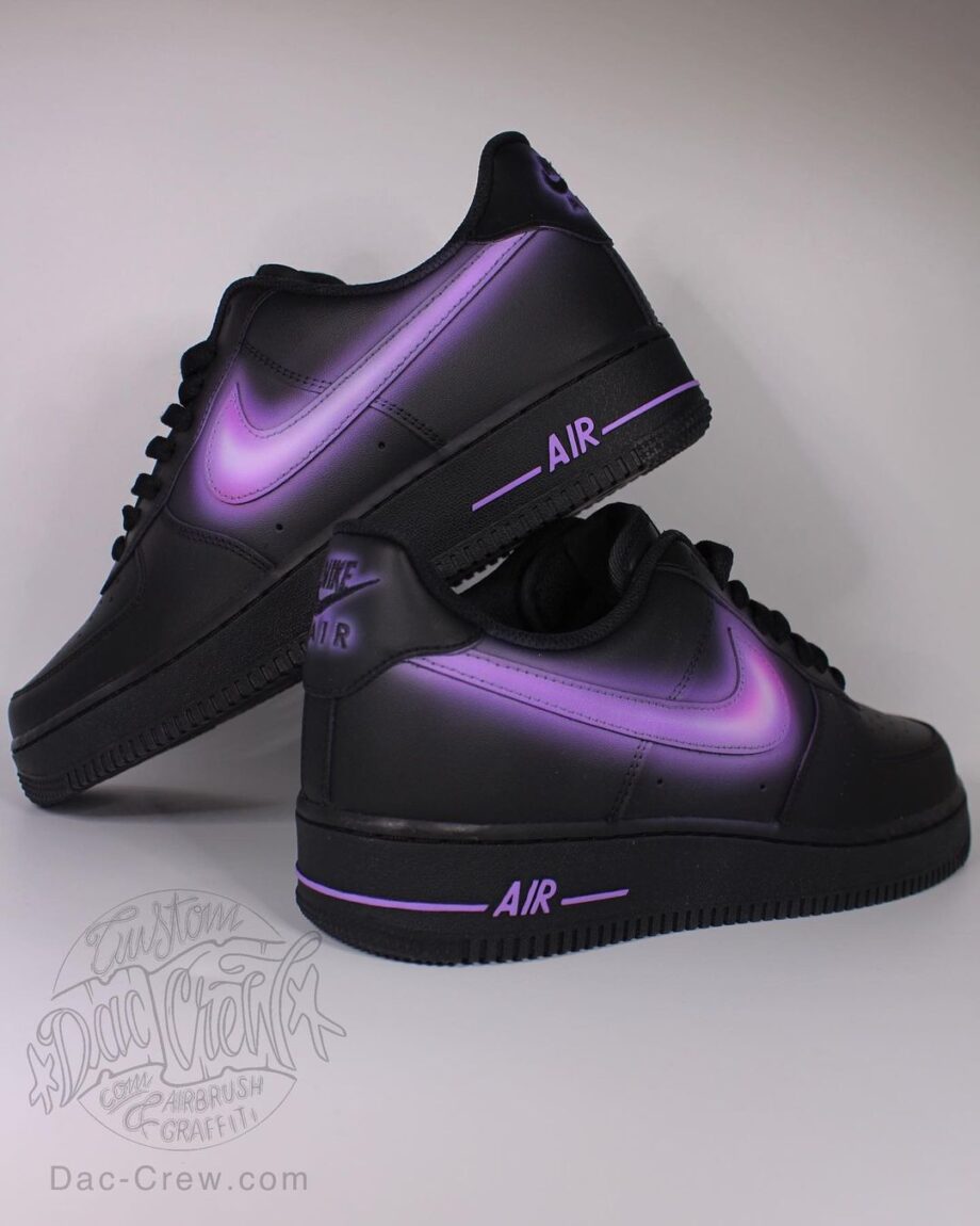Purple Air Force 1 Custom – Daniel Customs