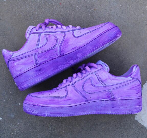 Purple Air Force 1 Custom – Daniel Customs