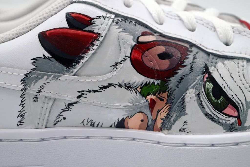 Princess Mononoke Air Force 1 Custom – Daniel Customs