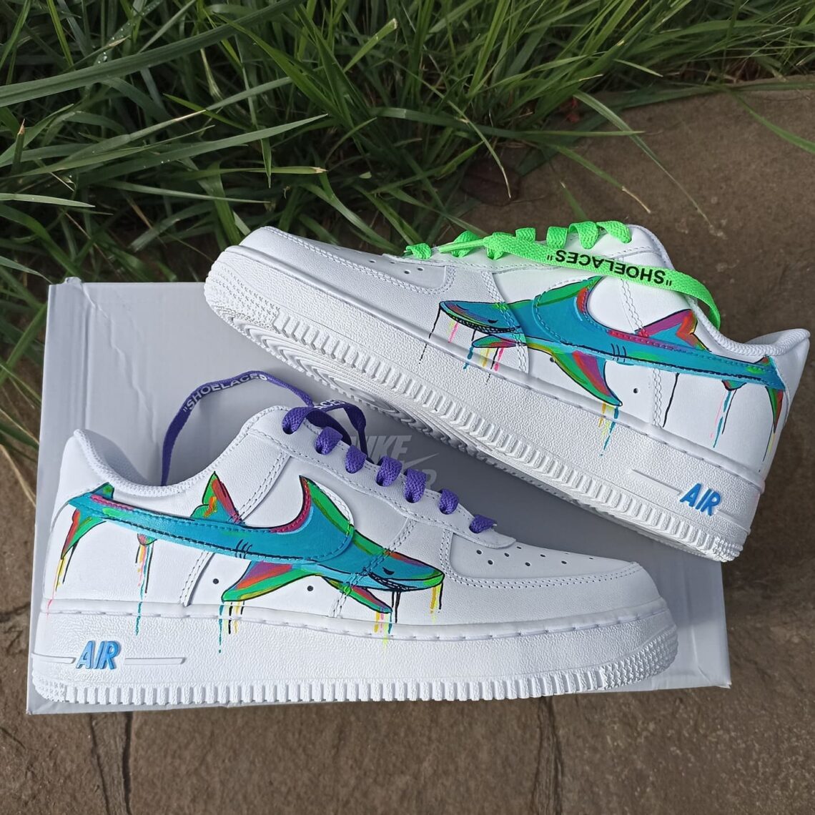 Shark Air Force 1 Custom – Daniel Customs