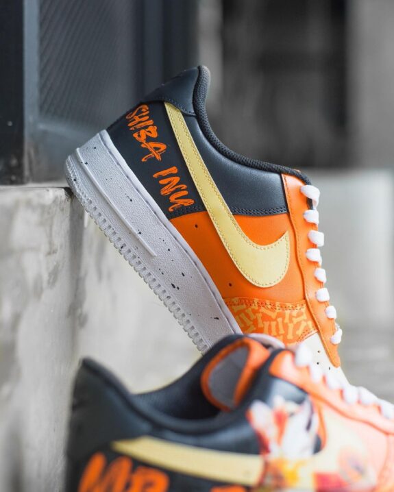 Shiba Inu Orange Air Force 1 Custom – Daniel Customs