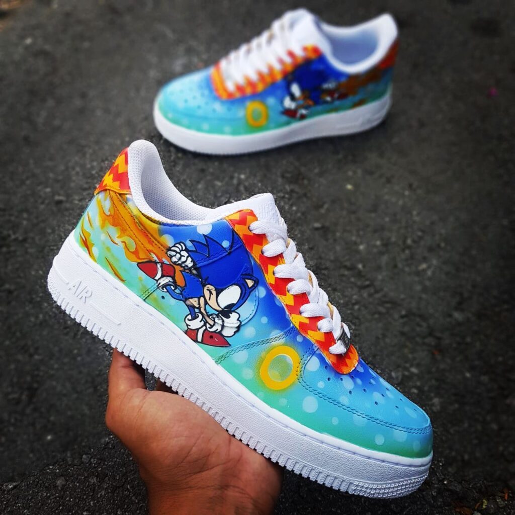 Sonic Air Force 1 Custom – Daniel Customs