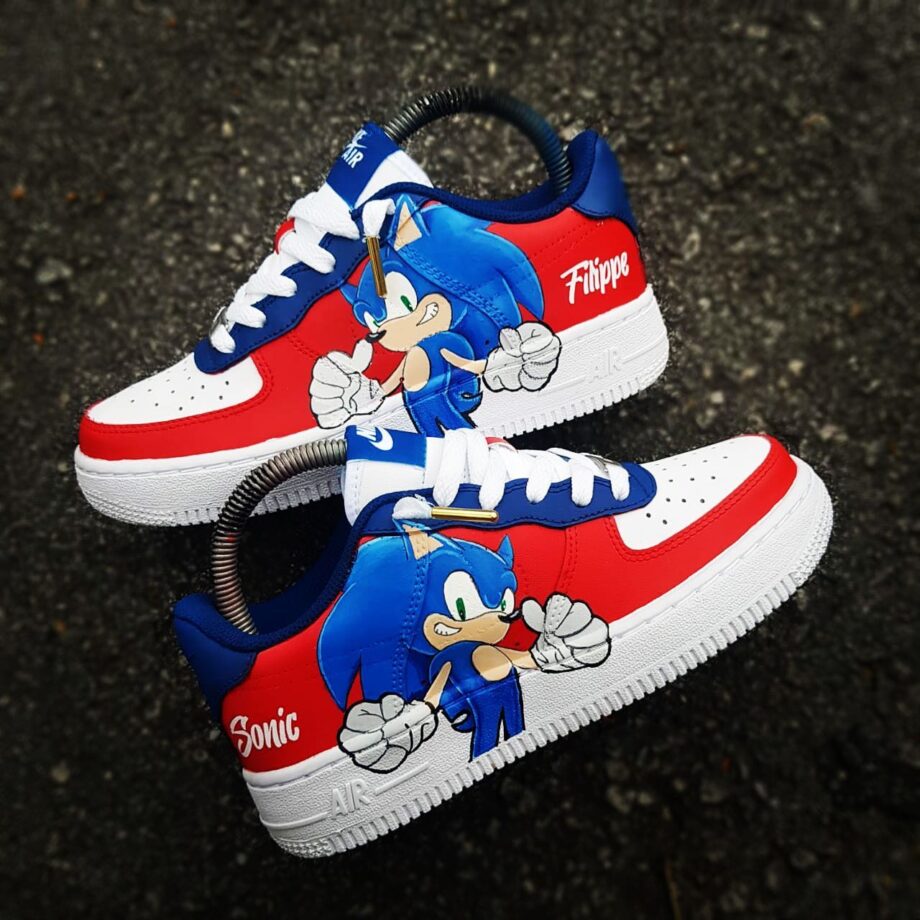 Sonic Air Force 1 Custom – Daniel Customs