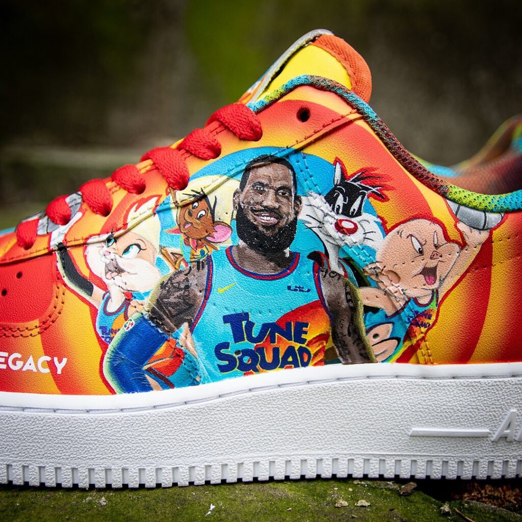 Space Jam Air Force 1 Custom – Daniel Customs