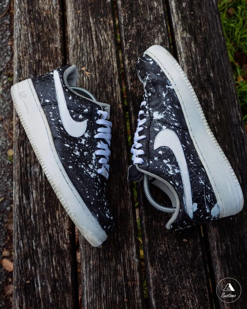 Splatter Air Force 1 Custom – Daniel Customs