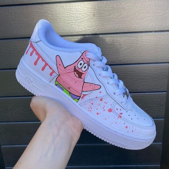 SpongeBob SquarePants Air Force 1 Custom – Daniel Customs