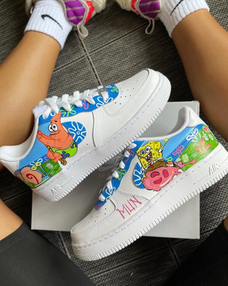 SpongeBob SquarePants Air Force 1 Custom