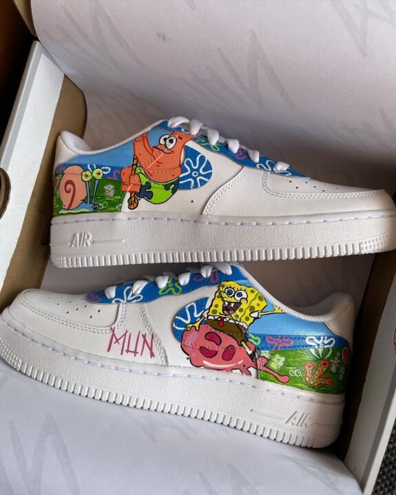 SpongeBob SquarePants Air Force 1 Custom