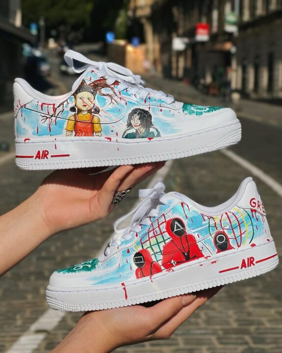 Squid Game Air Force 1 Custom – Daniel Customs