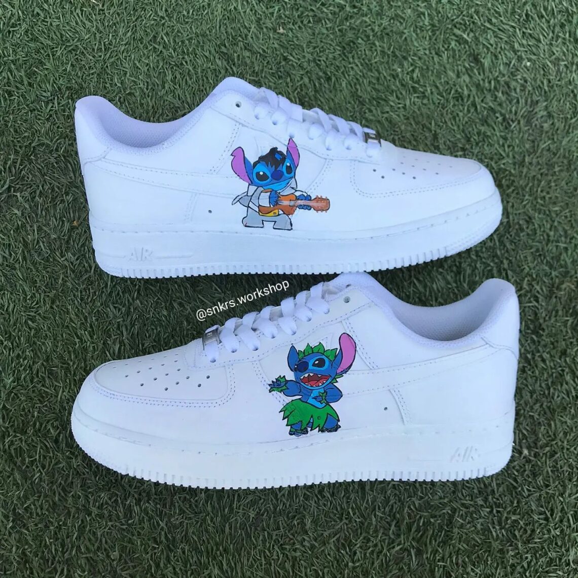 Stitch Air Force 1 Custom – Daniel Customs