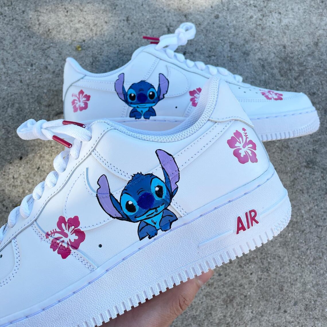 Stitch Air Force 1 Custom – Daniel Customs