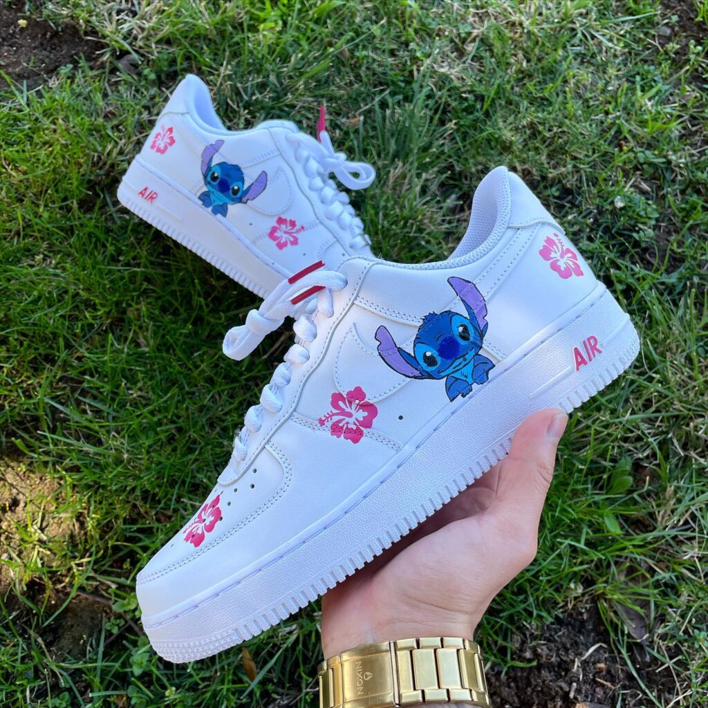 Stitch Air Force 1 Custom – Daniel Customs